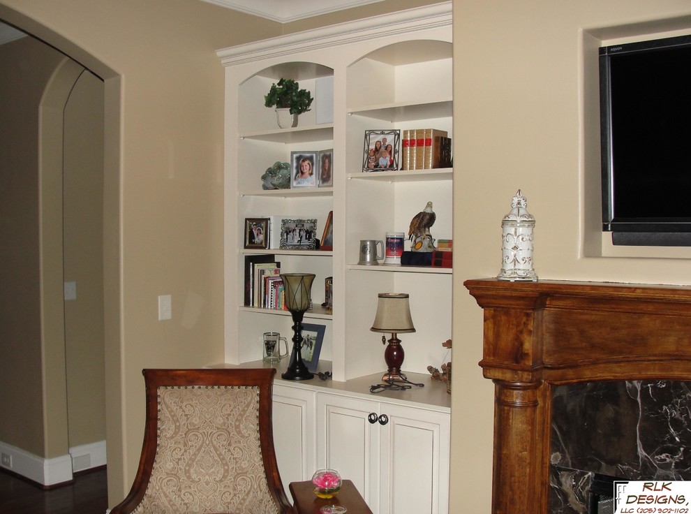 Custom-Designed and Installed Maple Great Room Cabinetry - Traditional ...