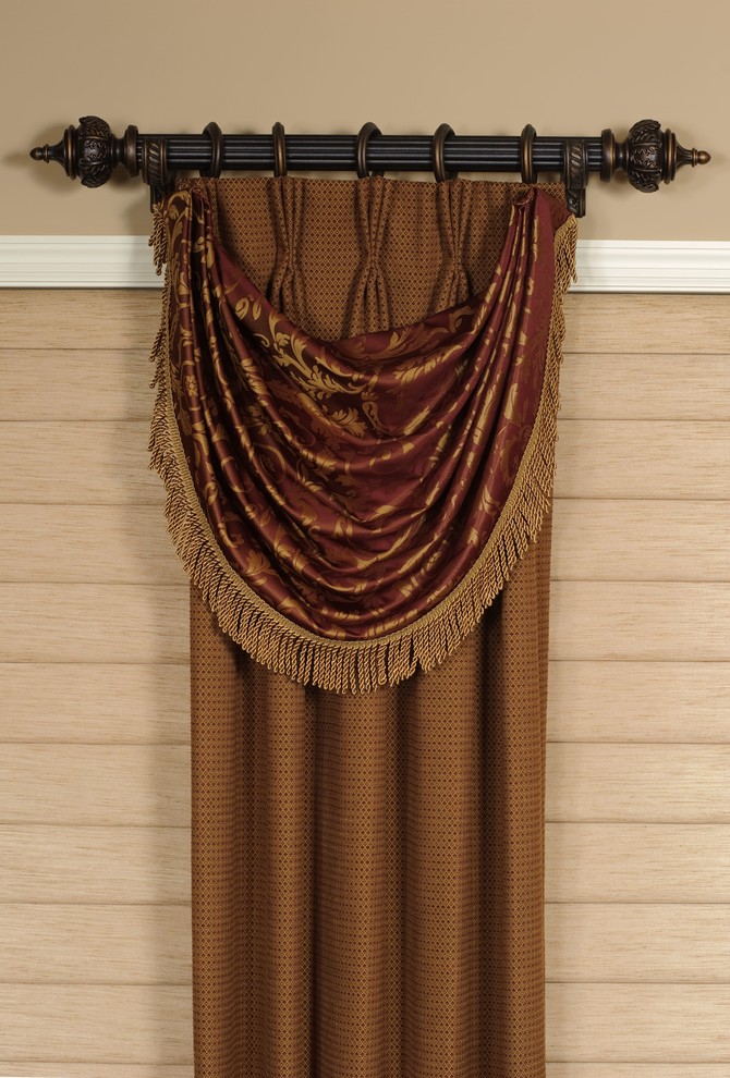 Custom Drapes - Traditional - Family Room - Minneapolis - by Shelly's ...