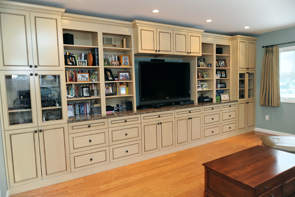 Custom Media Center - Traditional - Family Room - Philadelphia - by A&E ...