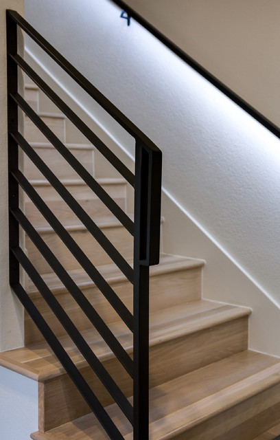 Custom Stair Railing Project in Denver - Modern - Treppen - Denver ...