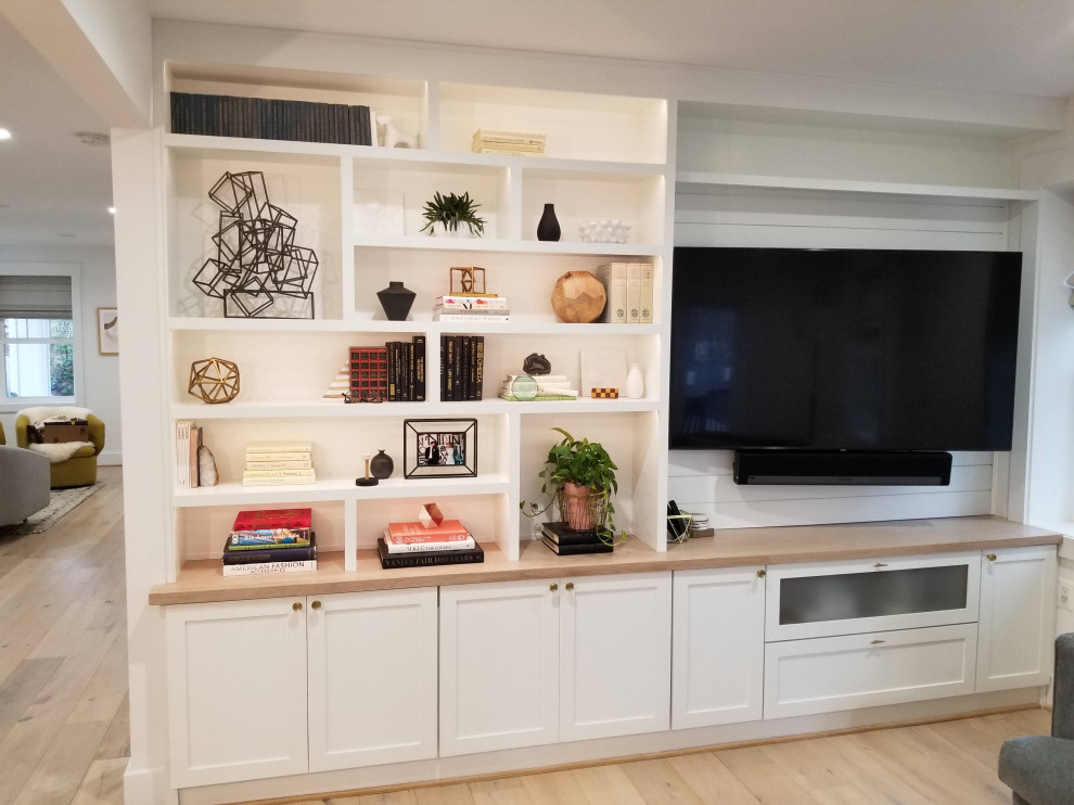 Den Built-ins with TV and Storage - Contemporary - Family Room - DC ...