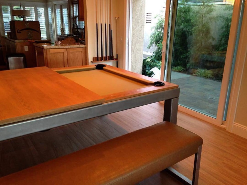 Designer Dining Pool Table Combo - Modern - Family Room - Orange County ...