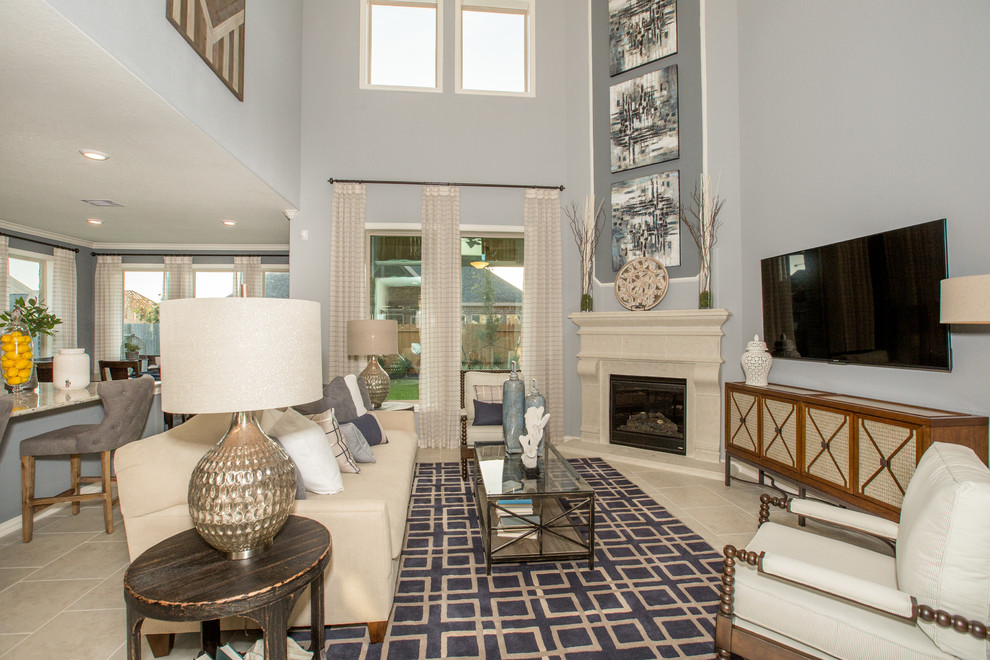 Designing with Cast Stone - Transitional - Games Room - Houston - by ...