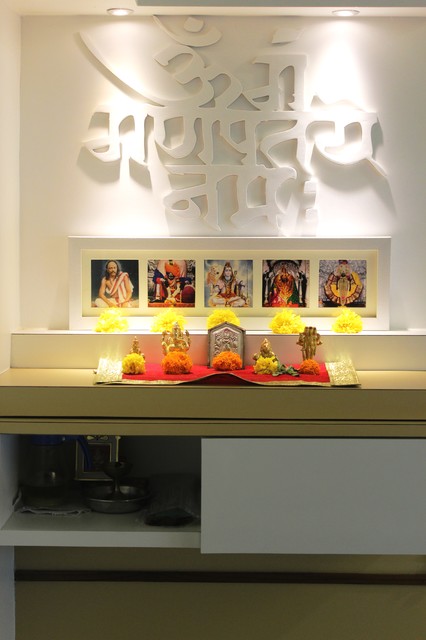 devghar - Contemporáneo - Sala de estar - Bombay - de atuljoshi i n n o ...