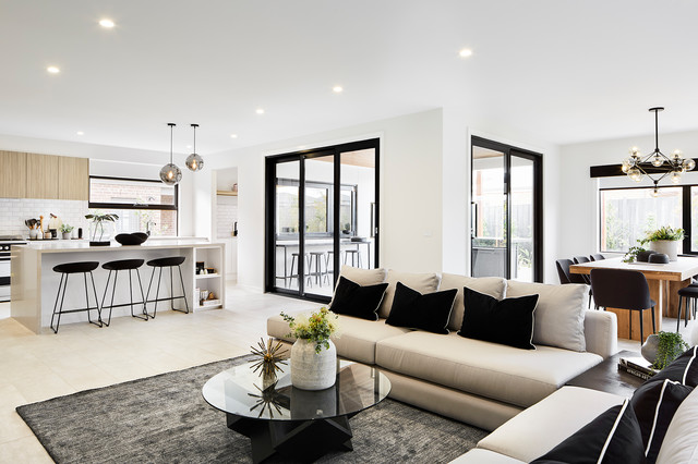 Display Home Furniture Fitout & Styling - Modern - Family Room ...