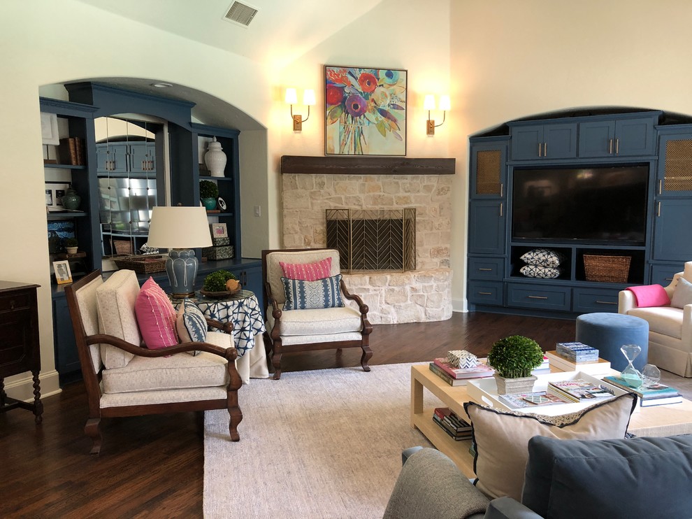 Dockside Kitchen and Family room remodel - Transitional - Family Room ...