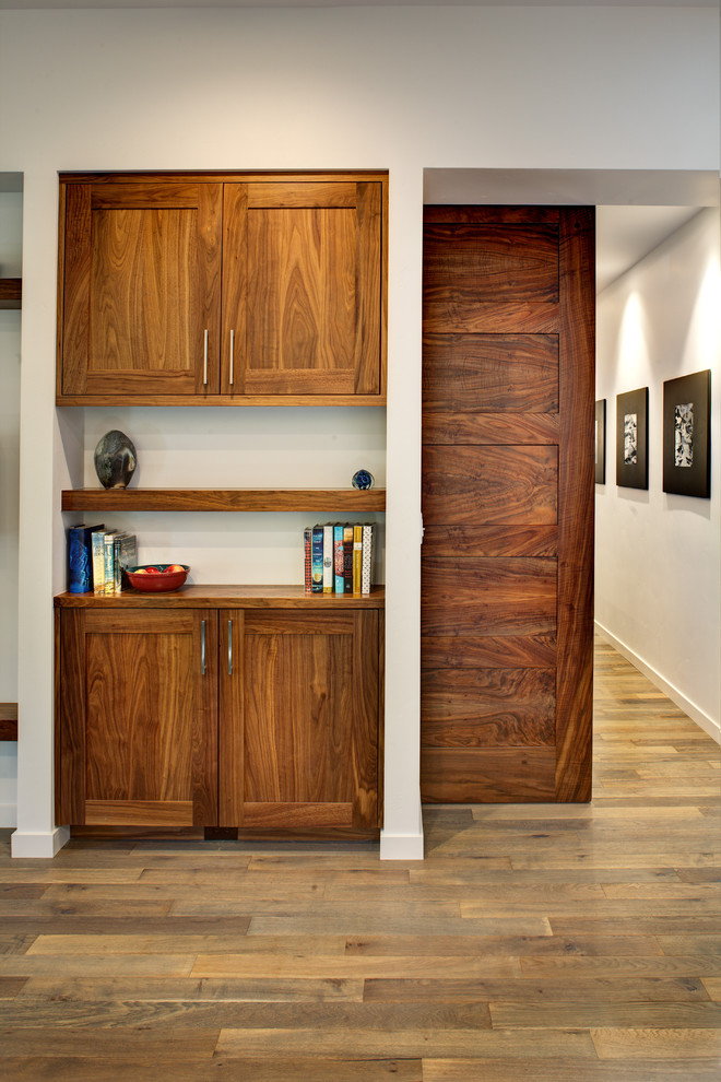 Drop Zone in Hallway - Midcentury - Family Room - Sacramento - by MAK ...