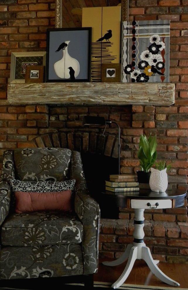 Eclectic Fireplace - Eclectic - Family Room - New York - by ...
