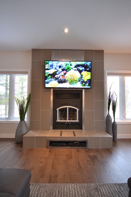 Eden Mosaic Tile Installations Modern Random Linear Brick Metal Tile