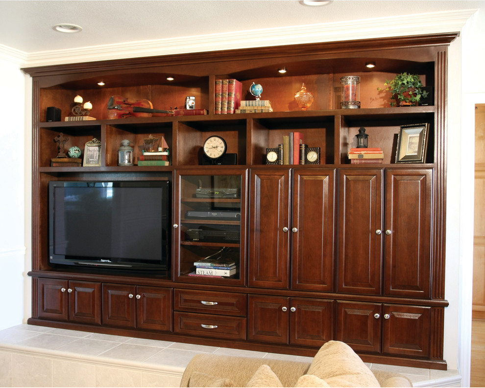 Entertainment Centers & Built-in Niches - Transitional - Family Room ...