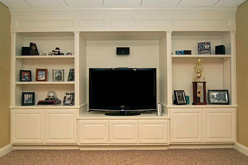 Entertainment Storage with Shelving - Modern - Family Room - Other - by ...