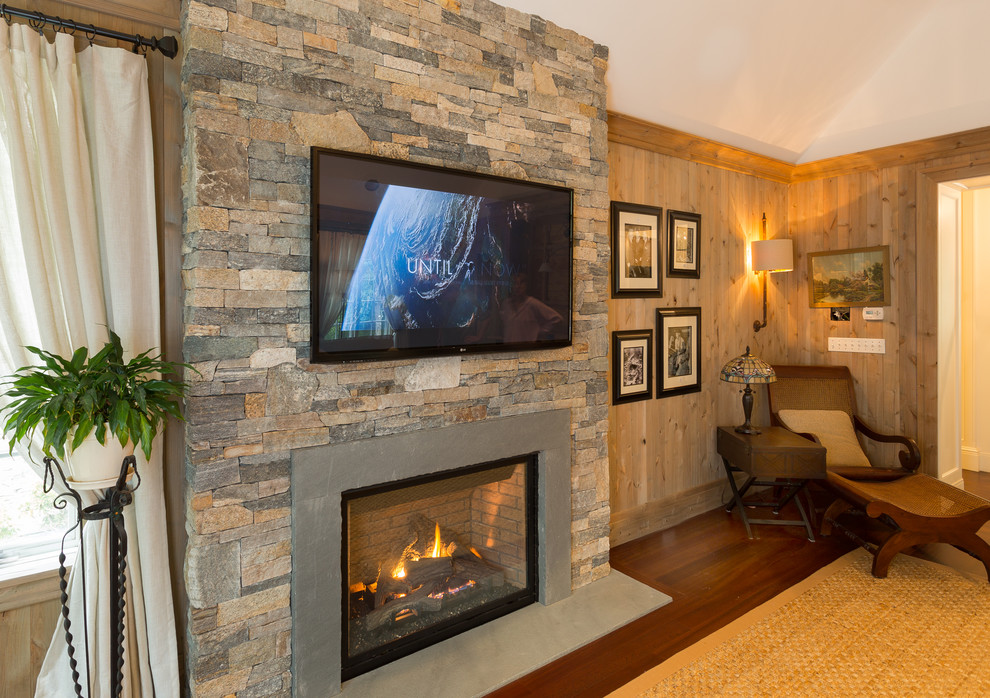 European Style Home with Natural Thin Stacked Stone Cladding ...