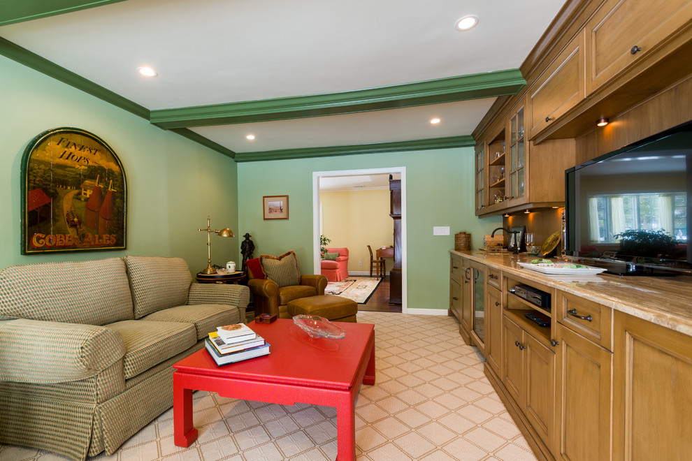 Family Den Renovation - Traditional - Family Room - New York - by ...