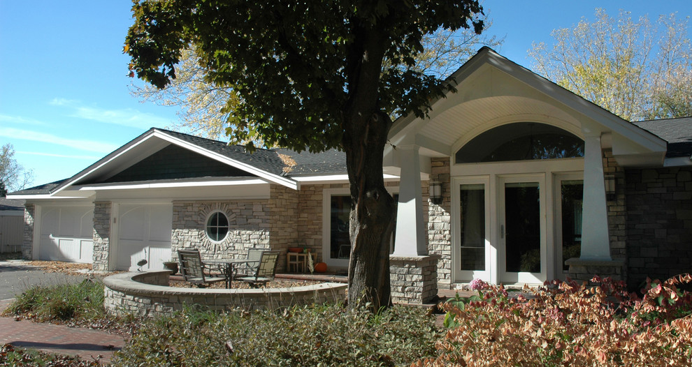 Family Room Addition Featuring Barrel Vaulted Ceilings - Contemporary ...