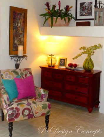 Family room one-day redesign - Traditional - Family Room - Orlando - by ...