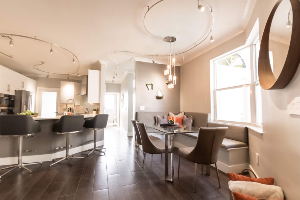 Family Room Redesign - Contemporary - Games Room - Miami - by Adaptive ...