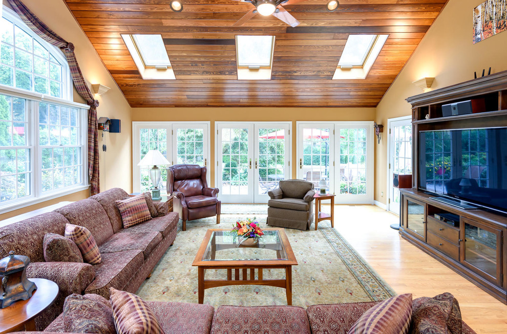 Family Room Redesign Renovation Project, Bryn Mawr, PA - Traditional ...