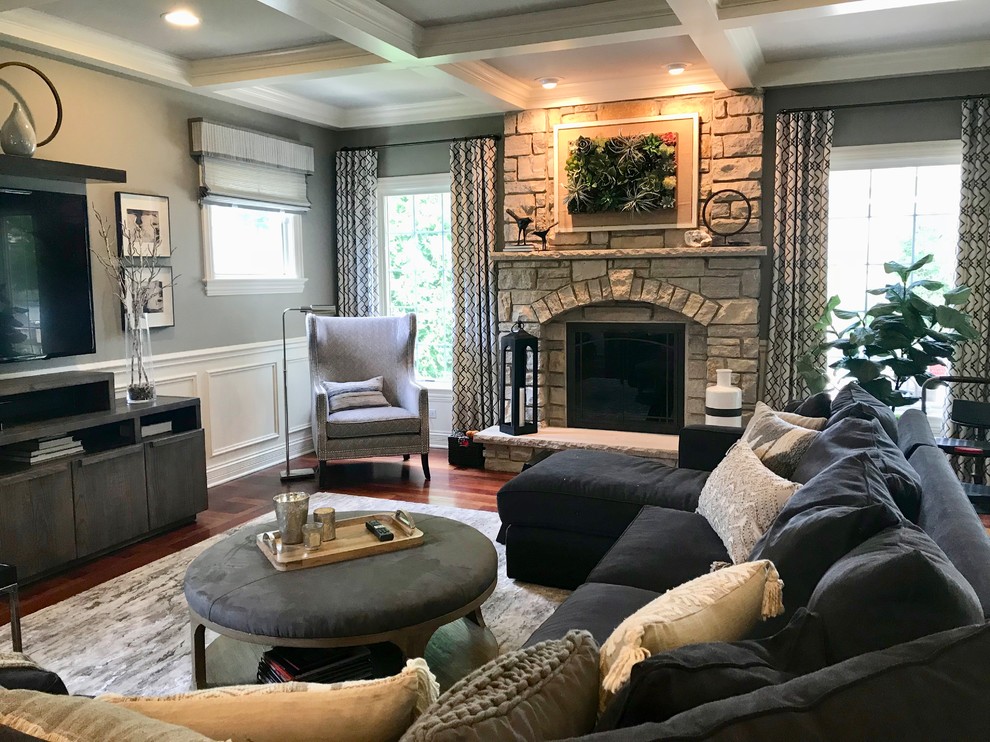 Family Room Update - Eclectic - Family Room - Other - by Sheri Gibson ...