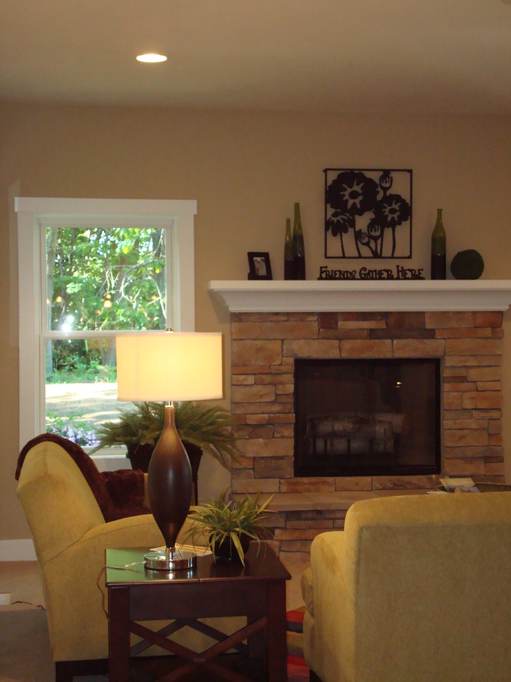 Family Two Story - Traditional - Family Room - Grand Rapids - by Troxel ...