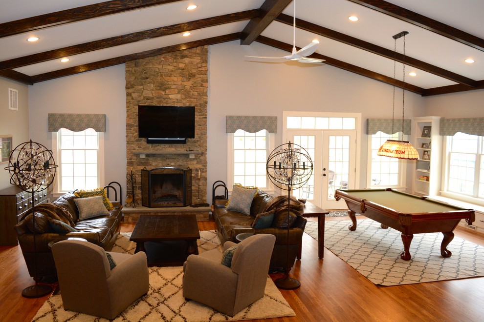 Farmhouse Addition - Farmhouse - Family Room - Richmond - by Lane Homes ...