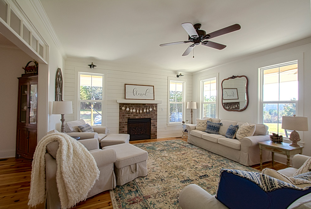 Farmhouse Fresh - Farmhouse - Family Room - Other - by Kustom Home ...