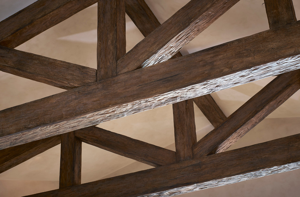 Faux Wood Beams & Trusses - Transitional - Family Room - Phoenix - by ...