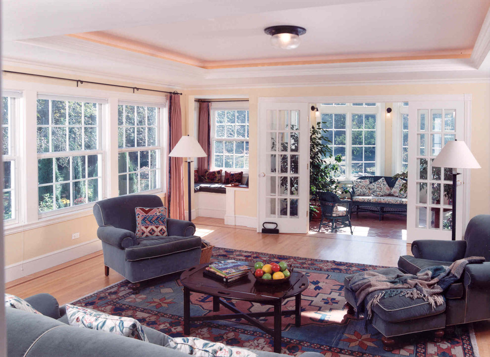 Federalist Home Addition/ Renovation - Traditional - Family Room ...