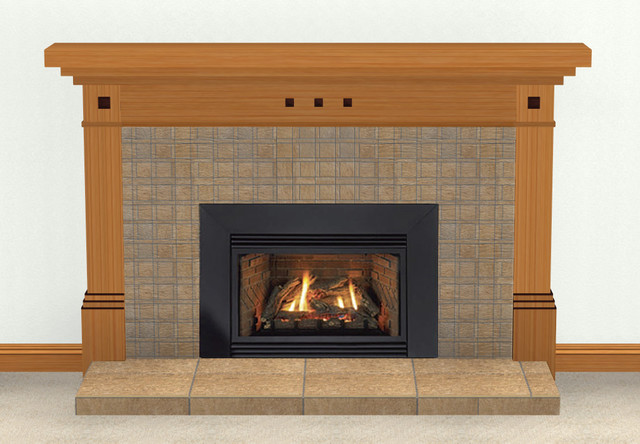 FIREPLACE RENDERING - Traditional - Family Room - Seattle - by ...