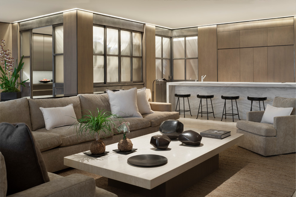 Fisher Island Residence - Contemporary - Family Room - Miami - by David ...