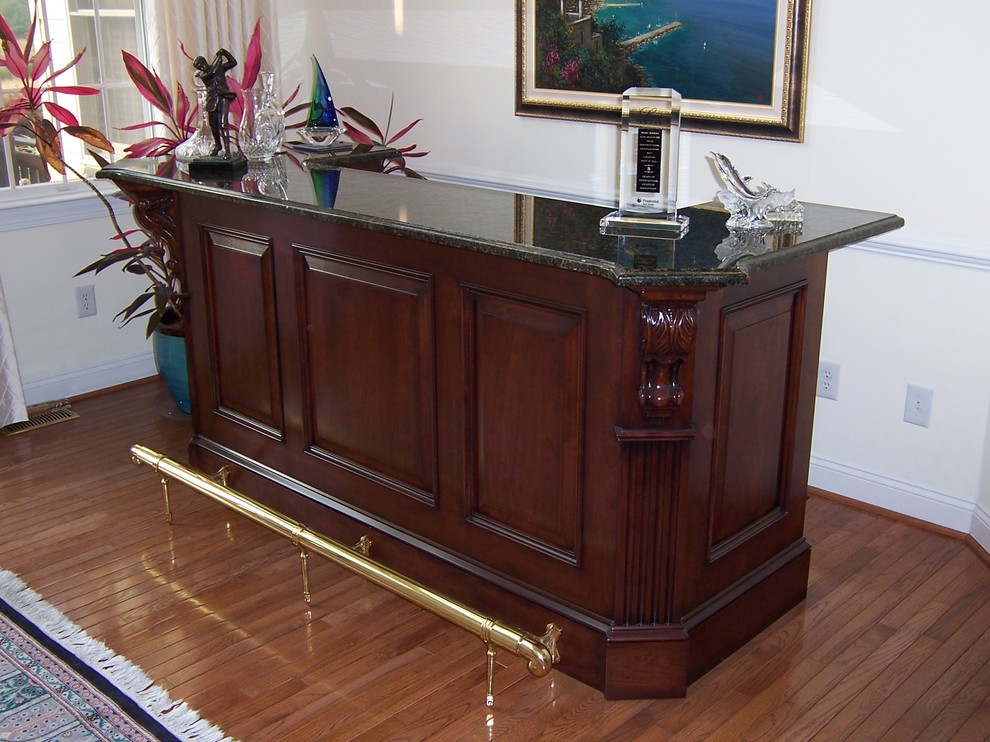 Freestanding bar - Traditional - Family Room - Philadelphia - by ...
