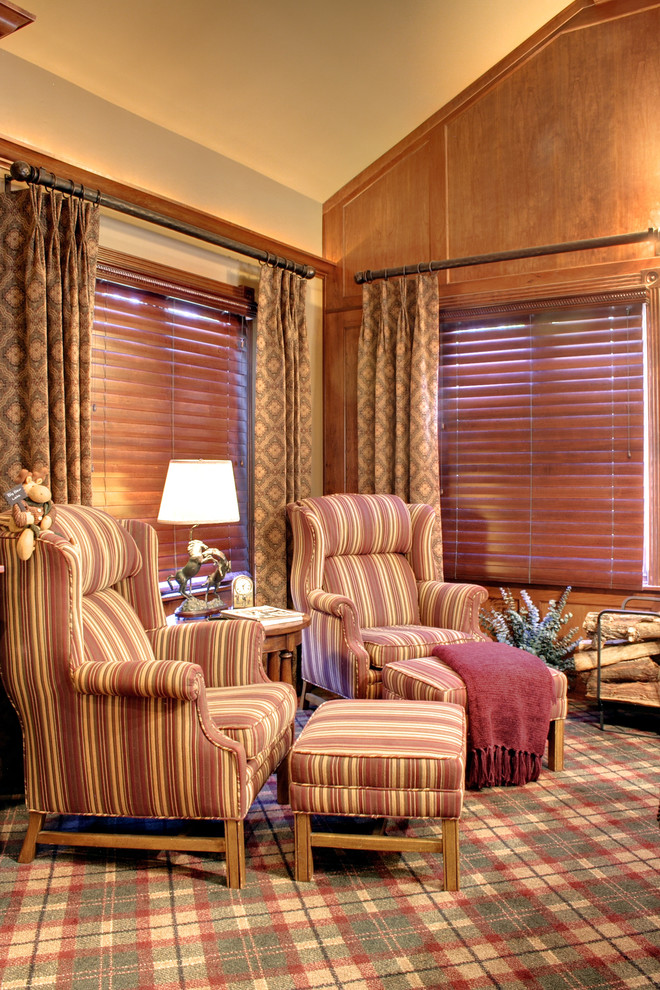 Golf Course Clubhouse-style Game Room - Traditional - Family Room - Los ...