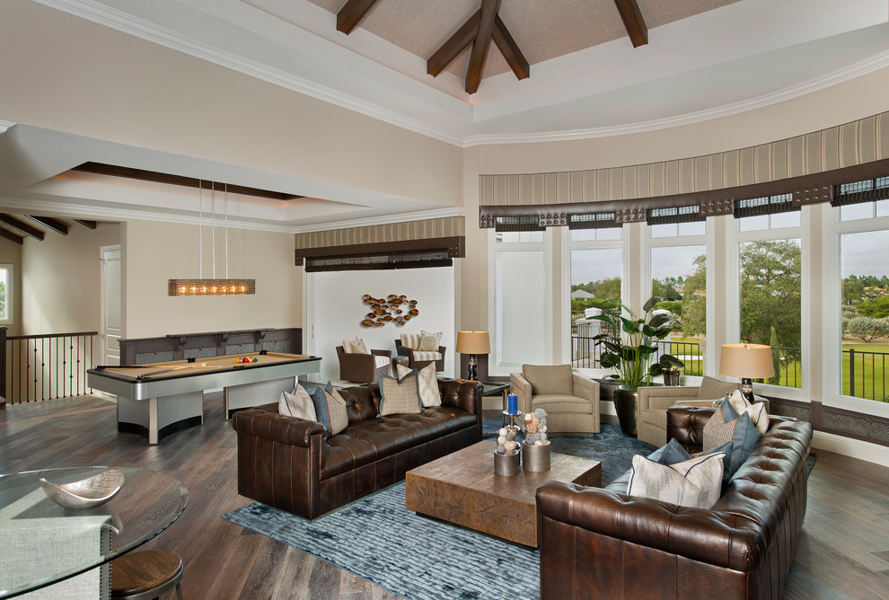 Golf Magazine's 2015 Golf Dream Home - Transitional - Family Room ...