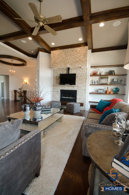 Great Room - Contemporain - Salle de Séjour - Wichita - par Craig Sharp ...