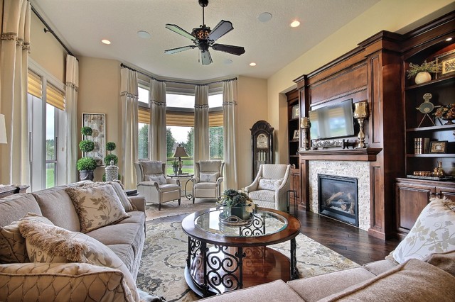 Great Room - The Poplar - Super Ranch in Monet's Garden - Craftsman ...