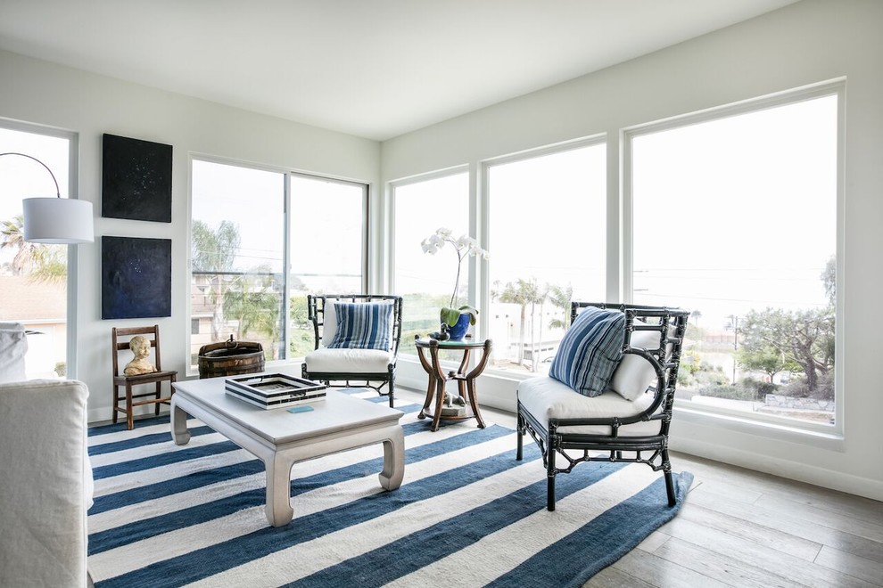 Great Whole House Remodel - Beach Style - Family Room - Los Angeles ...