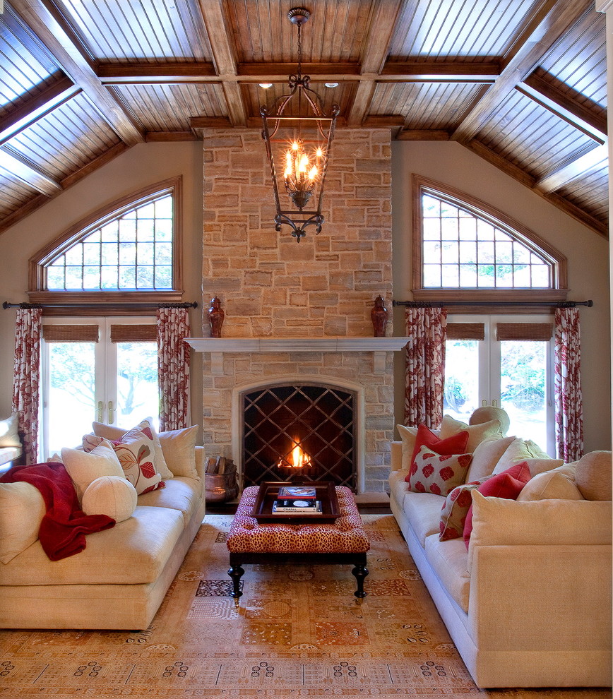 Greenwich Estate - Traditional - Family Room - New York - by Diane ...