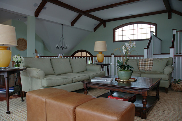 Hamptons Beach House - Craftsman - Family Room - New York - by ...