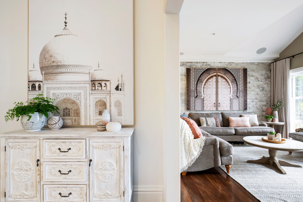 Hamptons Inspired with Islamic Influences - Eclectic - Family Room ...