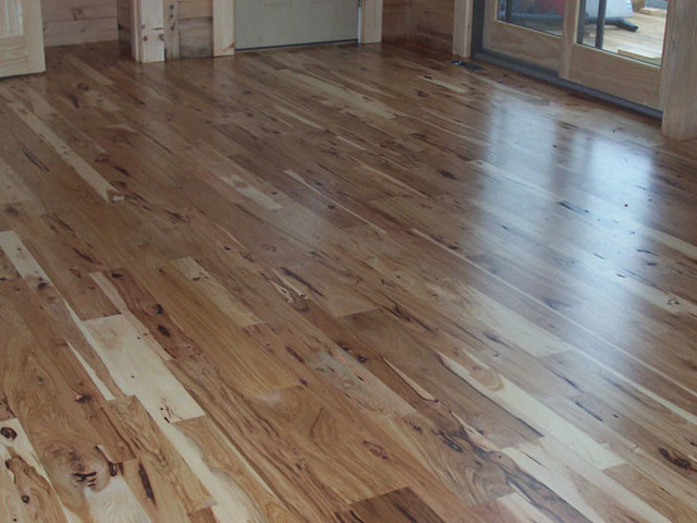 Hardwood Floors - 3", 4" 5" Character Grade Hickory - Rustic - Games ...