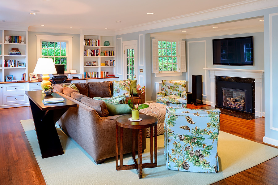 Highlands Dutch Colonial - Traditional - Family Room - Seattle - by ...
