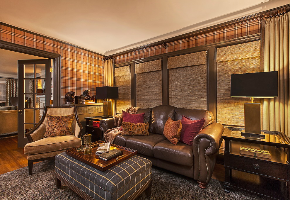 Historic Boston Edison Renovation - Traditional - Family Room - Detroit ...