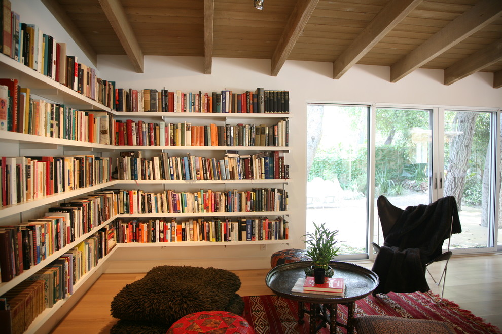 Hollywood Hills Mid Century Restoration - Midcentury - Family Room ...