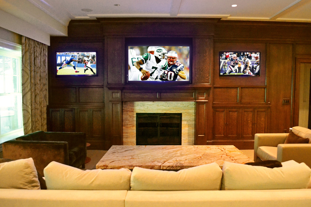 Home Automation Rooms - Traditional - Family Room - New York - by ...