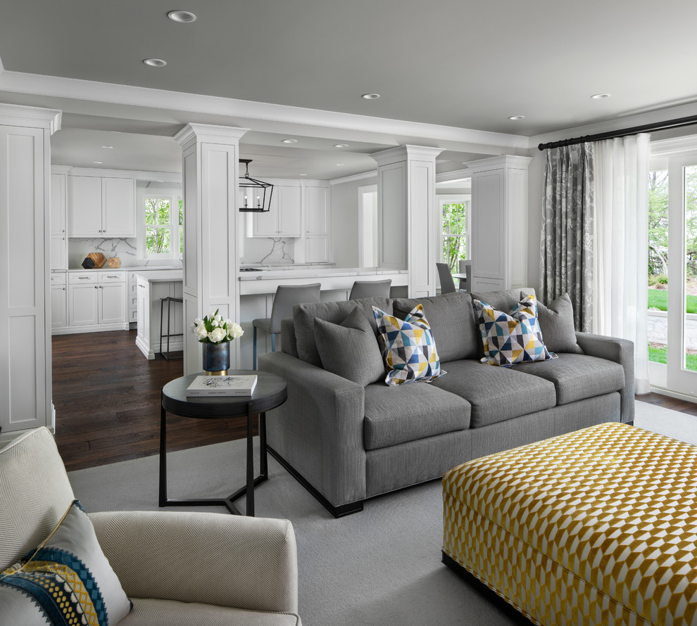 Home Renovation, Family Room - Transitional - Family Room - Detroit ...