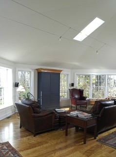 House on Turtle Back - Traditional - Family Room - New York - by Joseph ...
