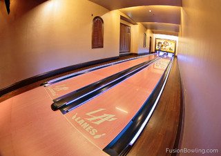 LA Lanes - custom home bowling alley - Eclectic - Family Room - Dallas ...