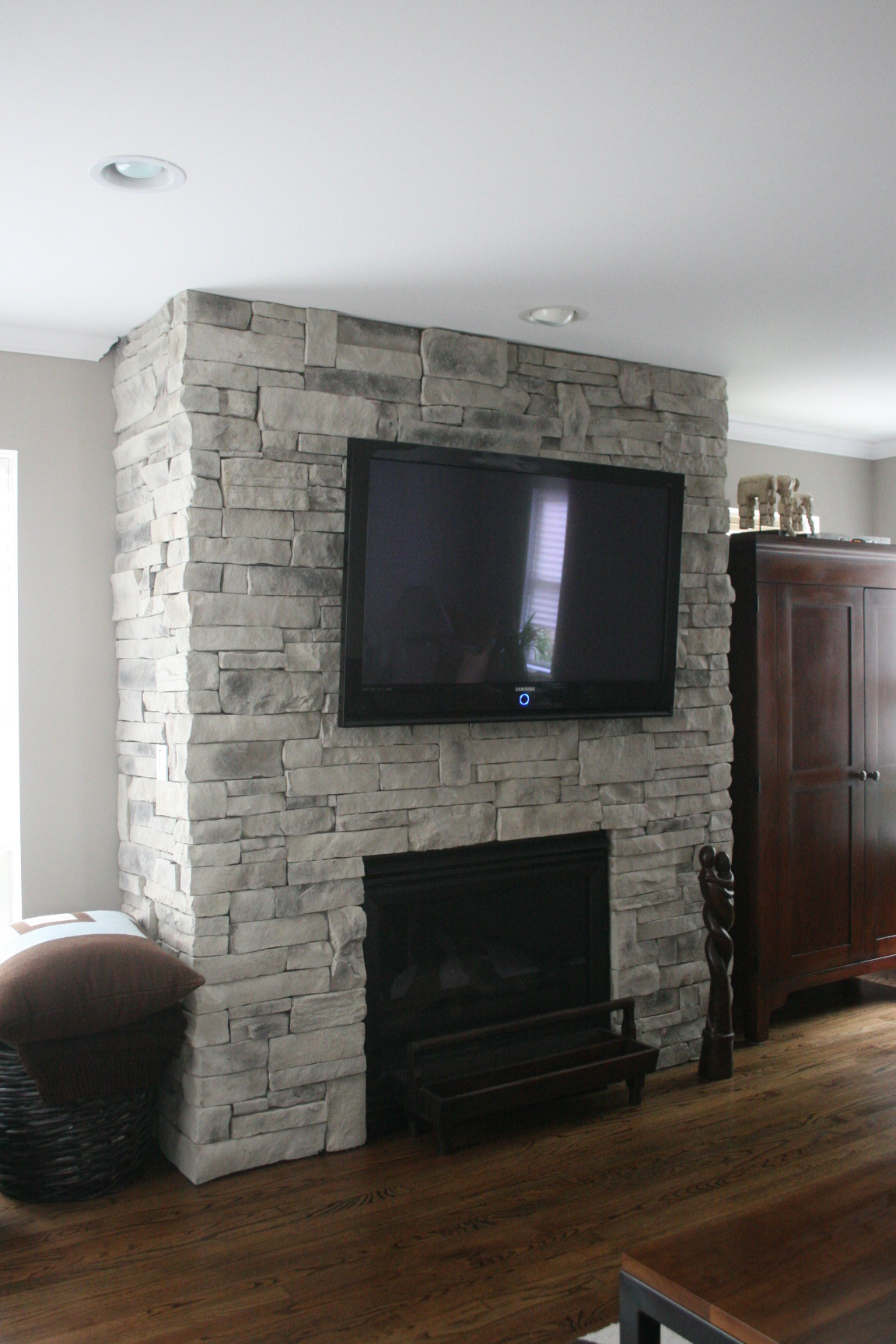 Dry Stack Fireplace