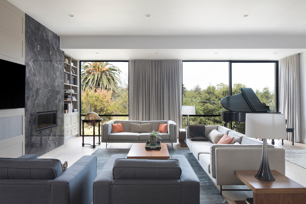 Living room - Contemporary - Family Room - San Francisco - by SF Modern ...