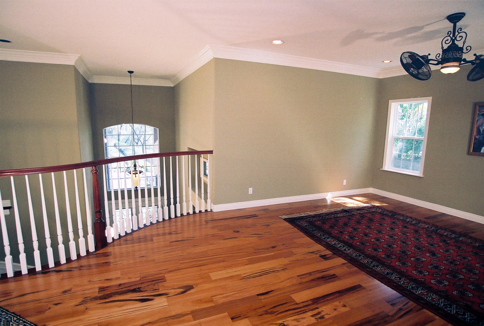 Loft Addition Space Over Living Room - Traditional - Family Room ...