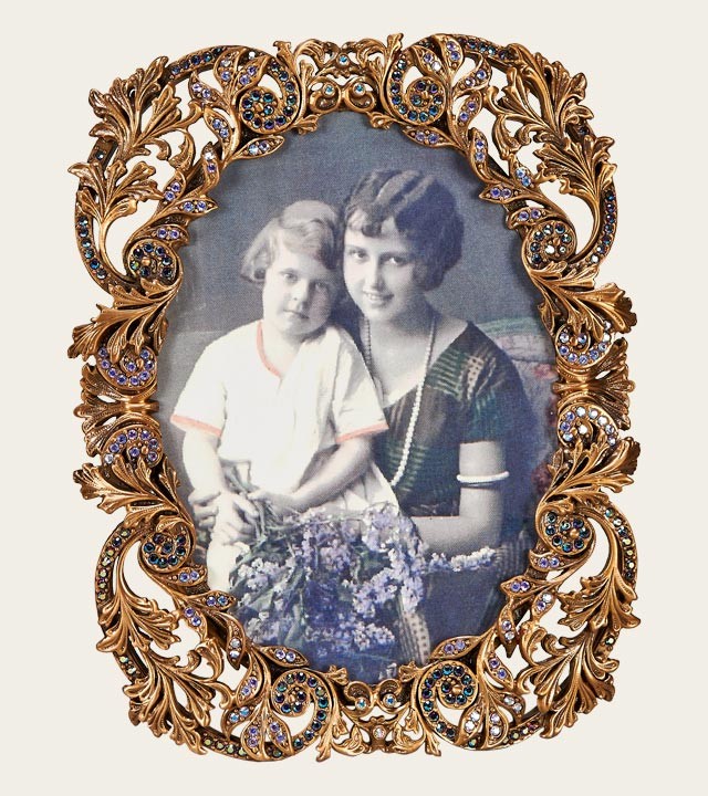 Lola Violet Crystal Frame - Classique - Salle de Séjour - San Francisco ...